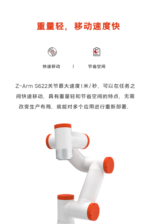 六轴协作机械臂 | 有效负载3KG | 轻量型协作机器人